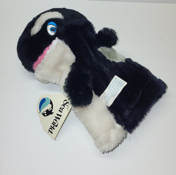Sea World | Toys | Sea World Whale Plush Shamu Hand Puppet Vintage 988 ...
